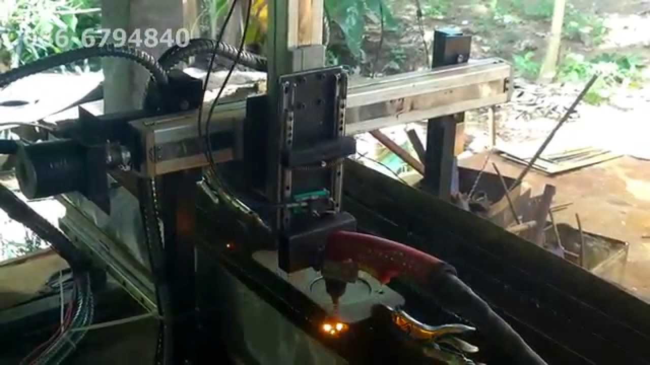 my homemade CNC Plasma Cutter - YouTube