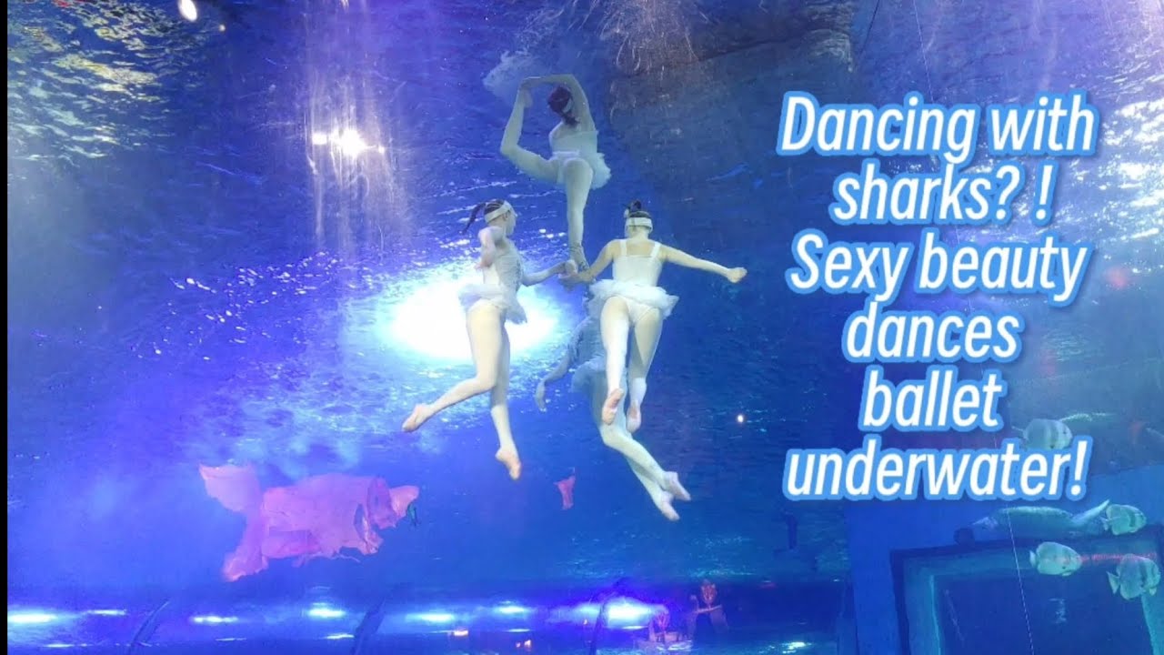 Dancing with sharks? !Sexy beauty dances ballet underwater! Roaming the ...