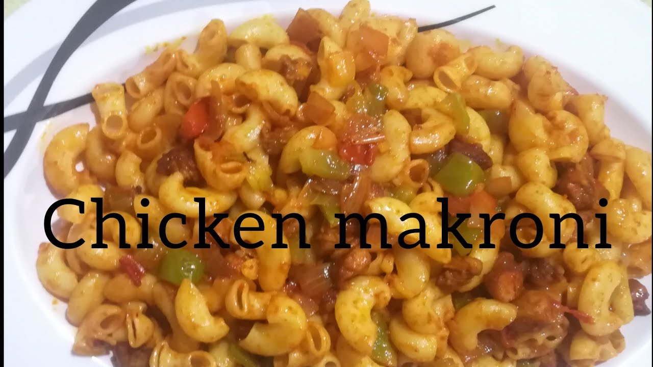 Easy chicken macroni - YouTube