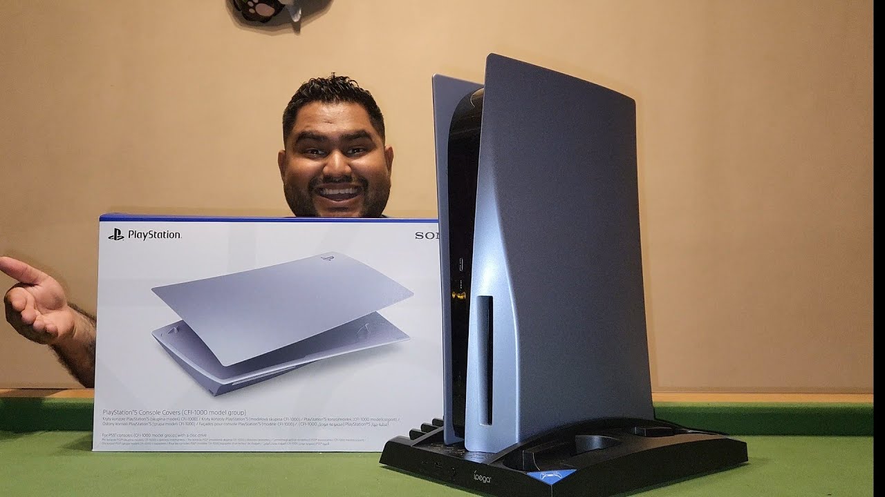 UNBOXING PS5 STERLING SILVER SIDE PANNELS/FACE PLATES - YouTube