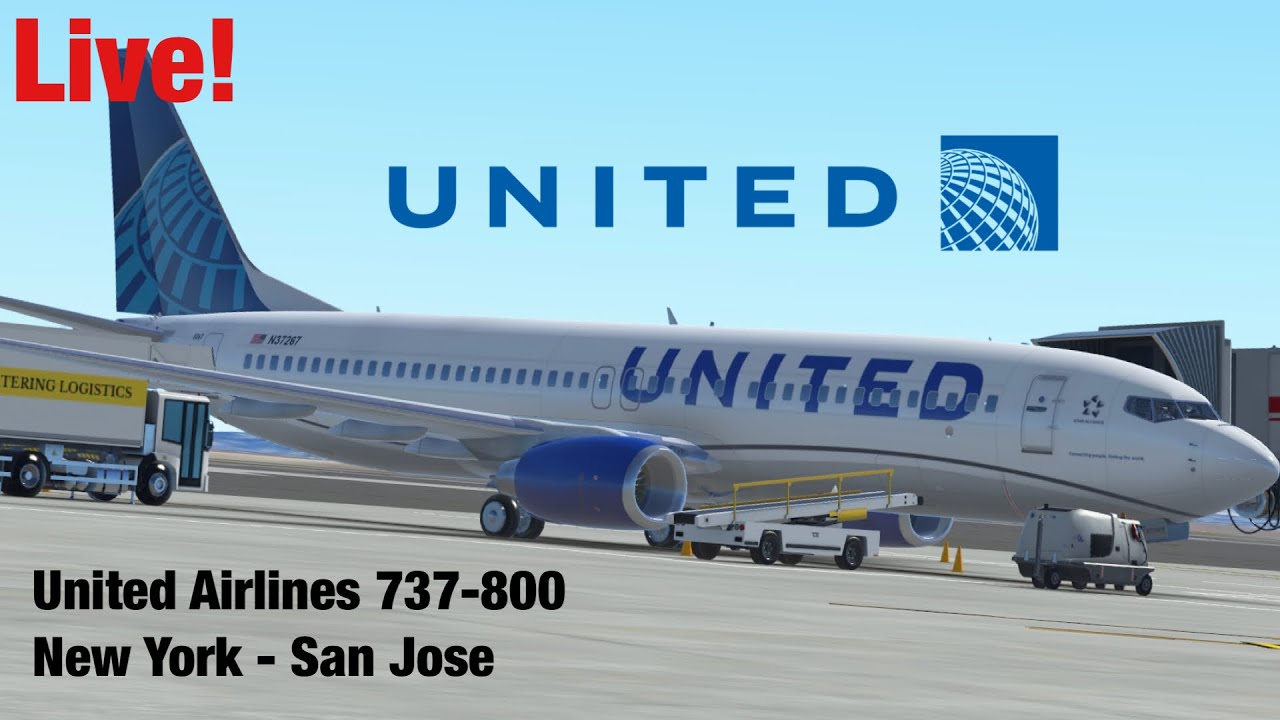 Infinite flight Global I New York (EWR) - San José (SJO) I United ...