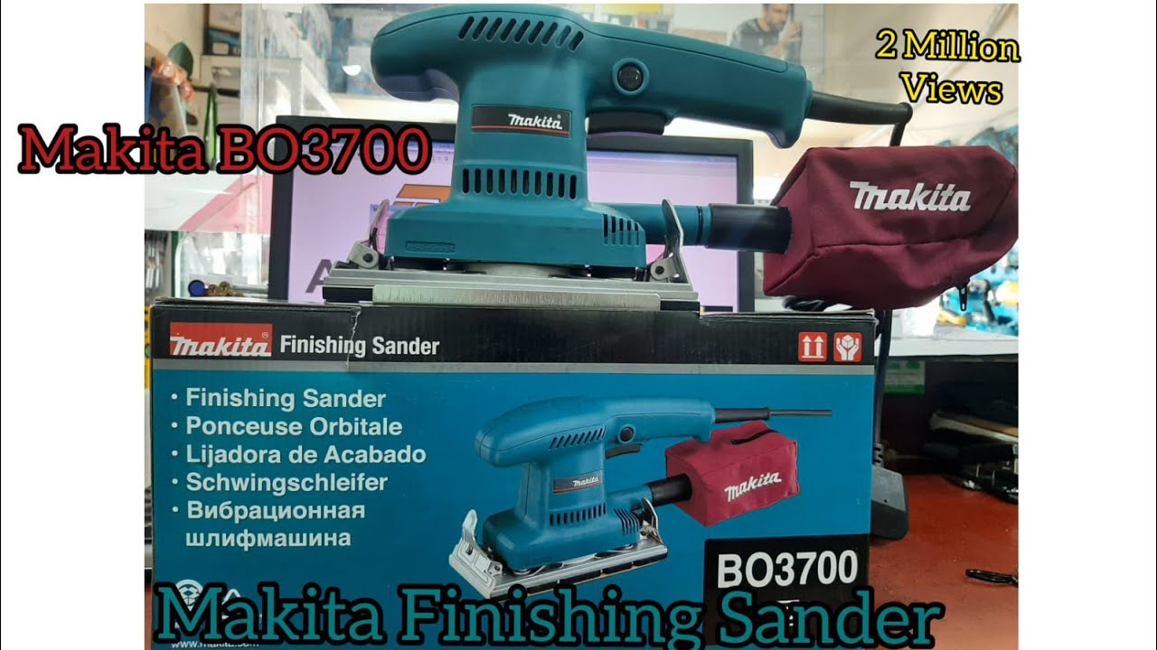 Makita BO3700 Finishing Sander // Unboxing & Test. - YouTube