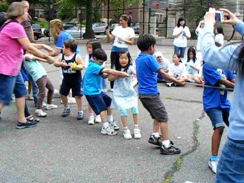 Field day - tug of war - YouTube