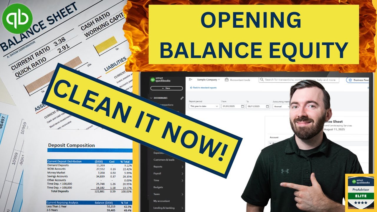 QuickBooks Opening Balance Equity Explained: Fix Uncleared Transactions ...