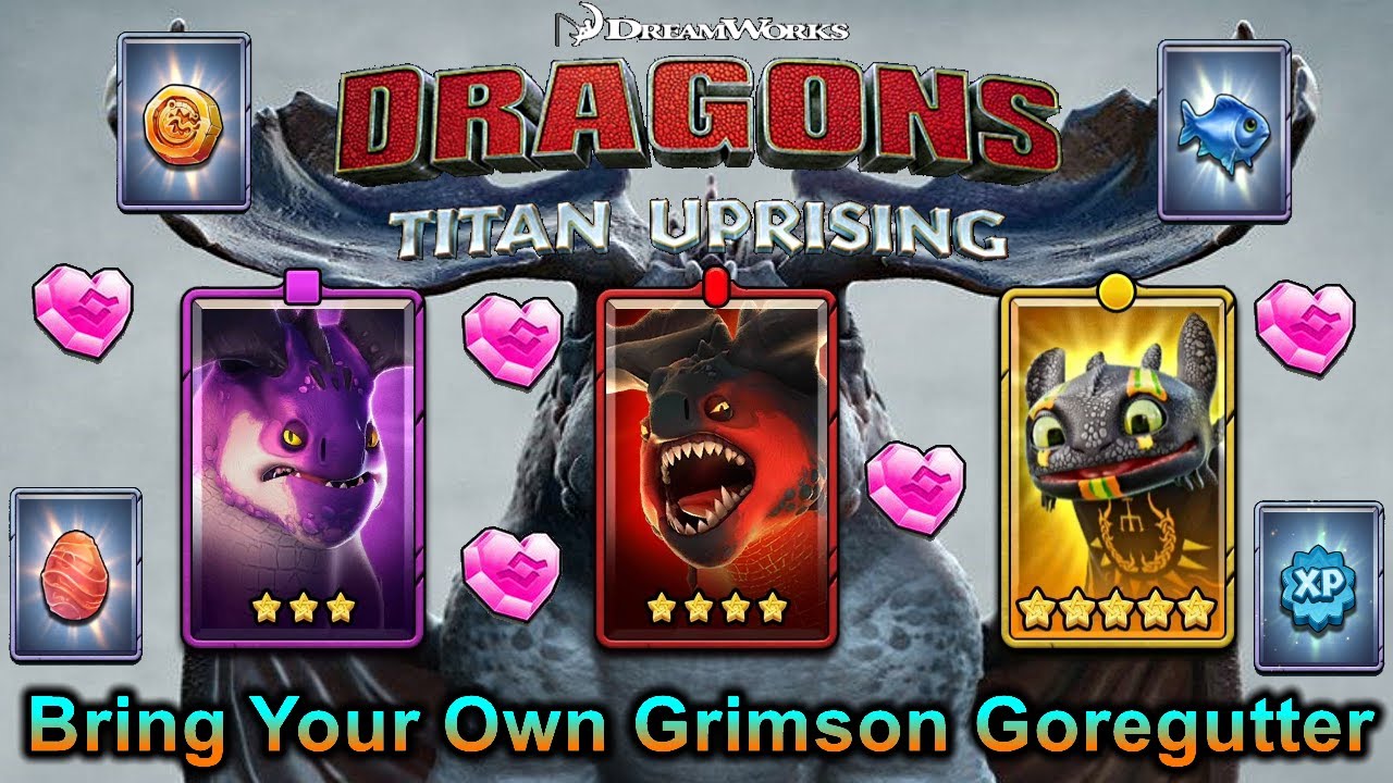 🐉🐲 Dragons: Titan Uprising / Bring Your Own Crimson Goregutter / Full ...