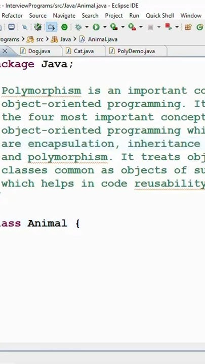 #java Polymorphism #CodeJiffy - YouTube