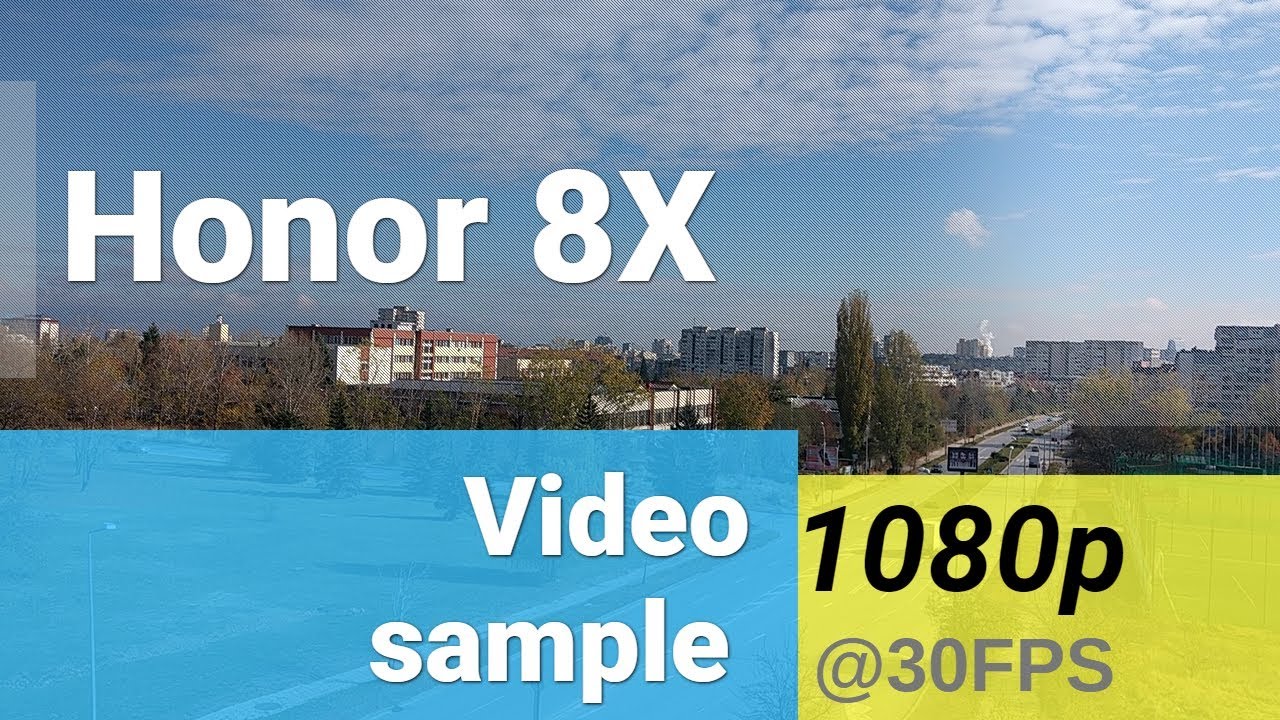 Honor 8X 1080p video sample