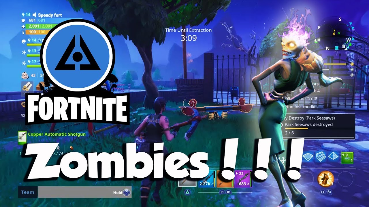 Fortnite Save The World - Zombies!!! - YouTube