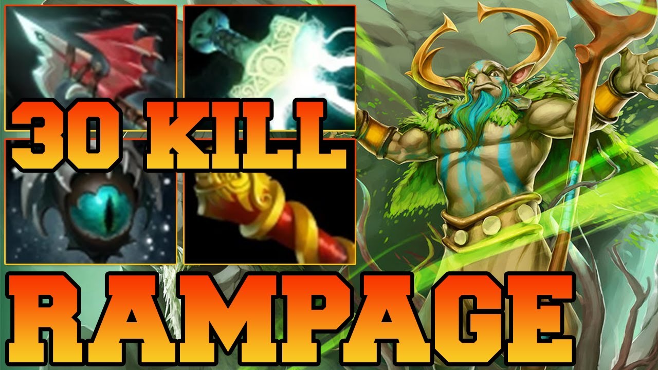 Rampage + 30 kills Natures Prophet ! Nature's Prophet Dota 2 Carry Mid ...