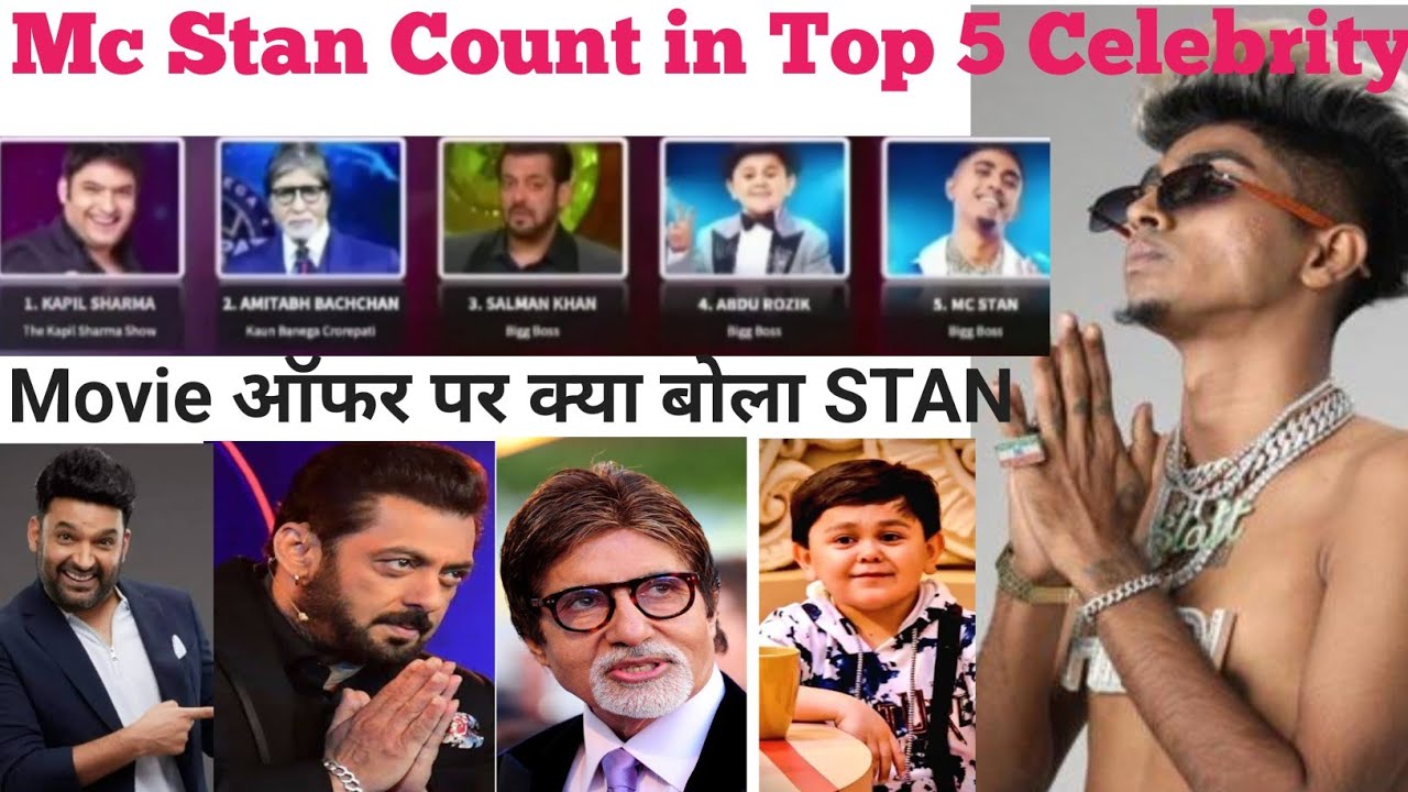 Mc Stan Aaye Top Celebrity Mein 😎 mc stan in bigg boss ...