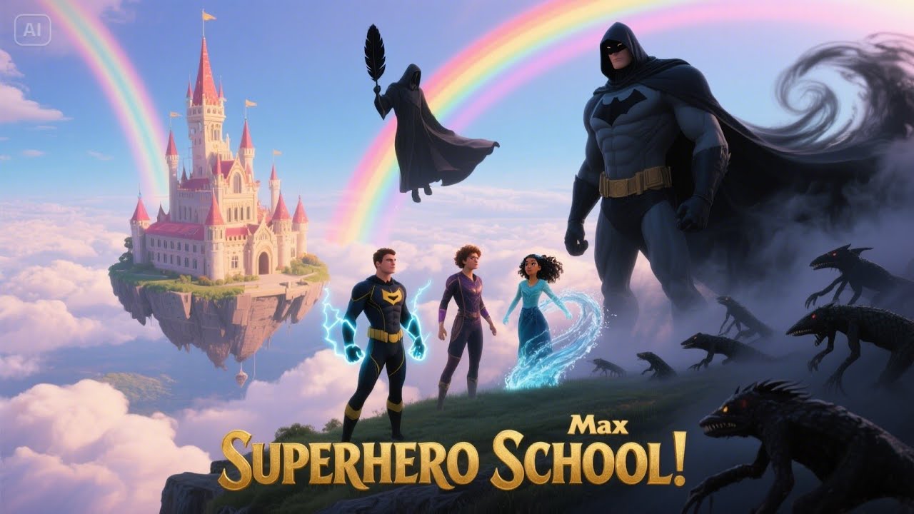 A Magical School for Superhero Kids 🦸‍♂️ | First Day of Powers | Story ...