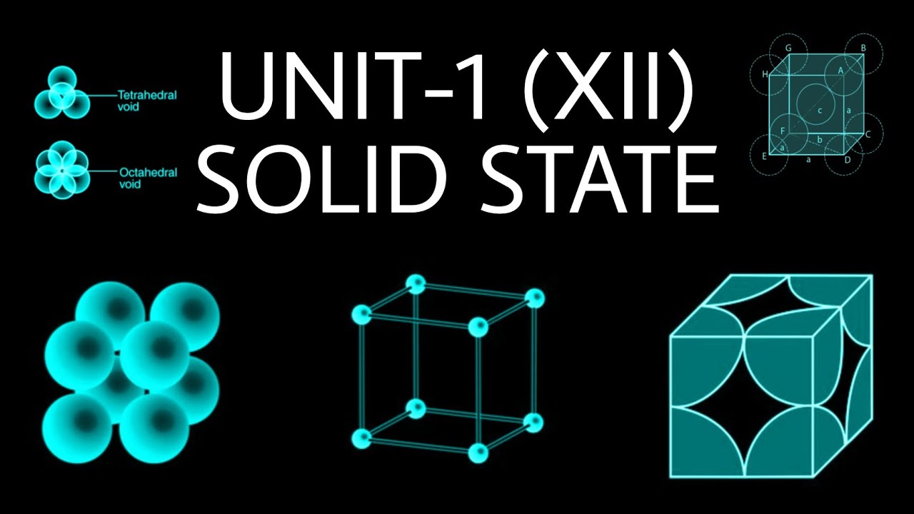 Class 12 ,SOLID STATE, # How to derive formula of DENSITY OF UNIT CELL ...