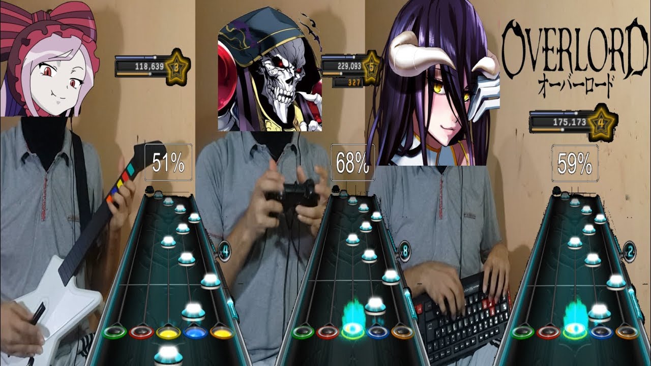 Overlord II Opening FULL "Go Cry Go!" | GUITARRA VS MANDO VS TECLADO ...