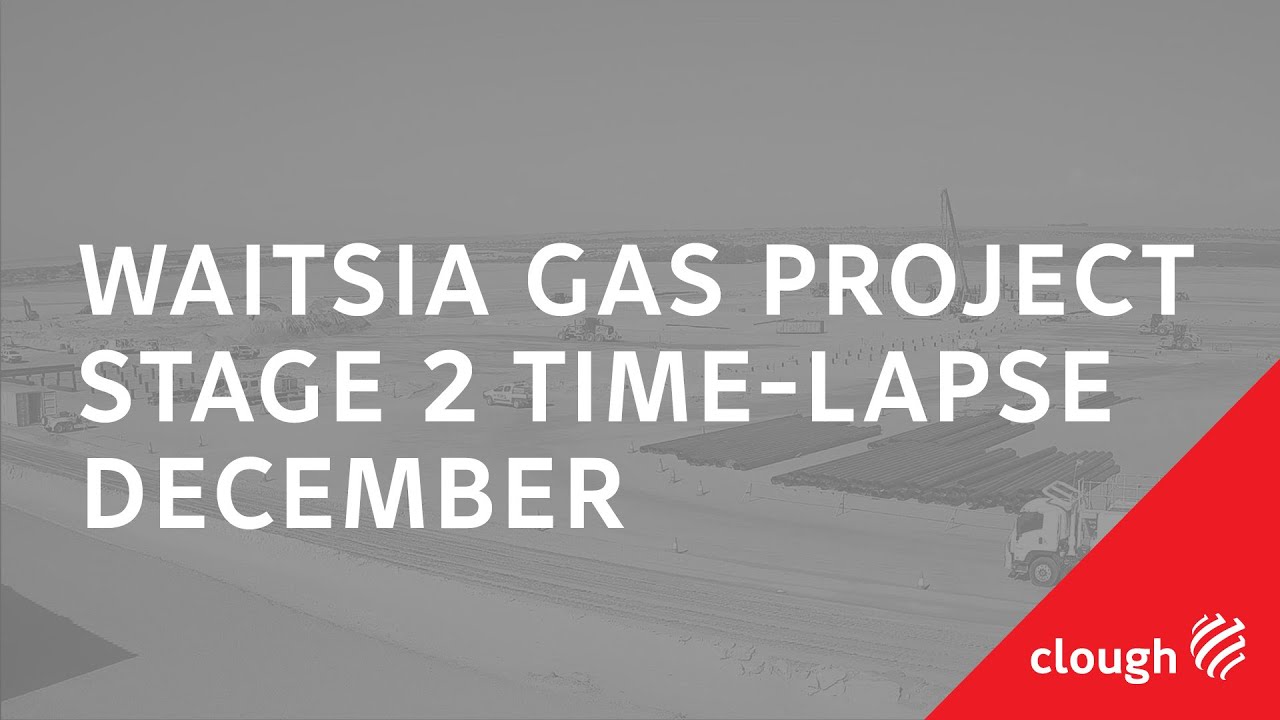 Waitsia Gas Project stage 2 | Time-lapse December 2021 - YouTube