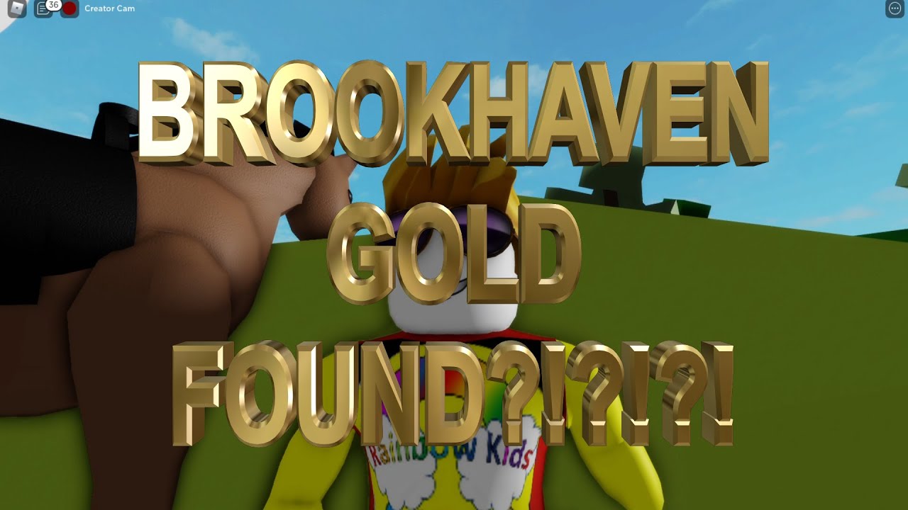 🔎🔎🔎BROOKHAVEN GOLD FOUND!?!?!?!?!?!?!?!?! Brookhaven 🏡RP - YouTube