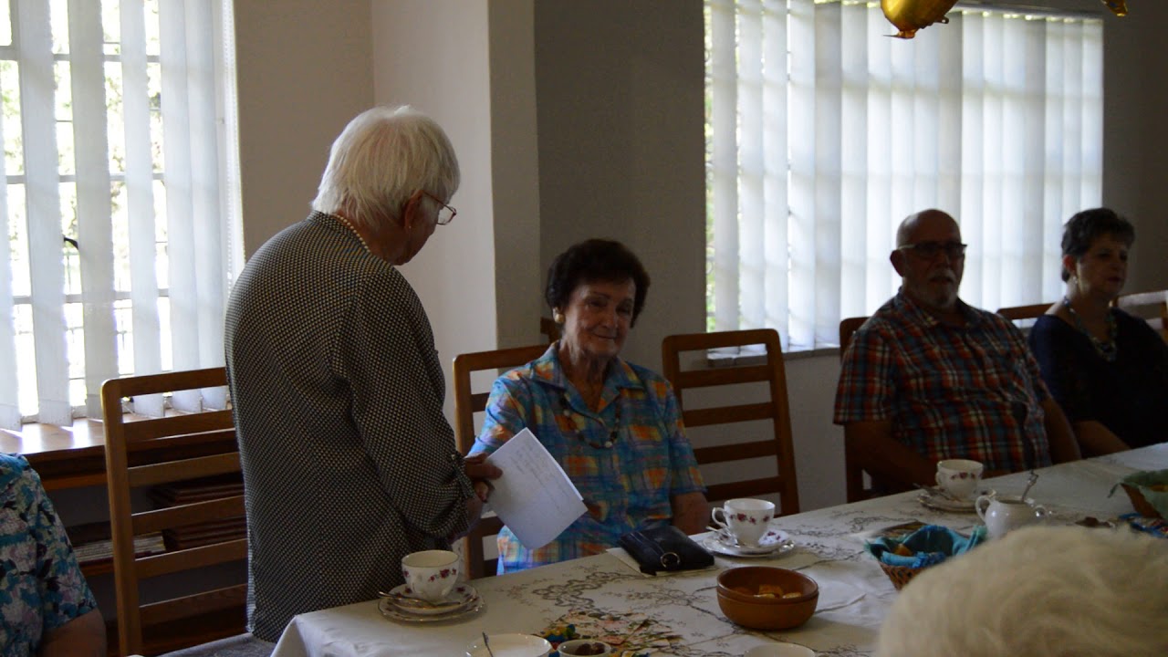 Mrs Mann celebrates being 95 years young - YouTube