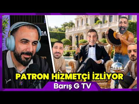 BARIŞ G SEFA KINDIR EFSANE PATRON HİZMETÇİ OYUNU İZLİYOR