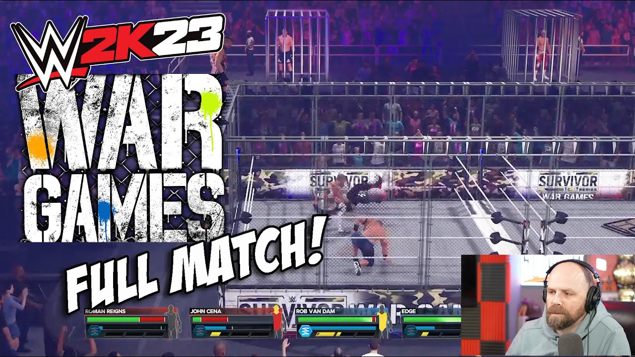 I Played War Games in WWE 2K23 - FULL MATCH! - YouTube