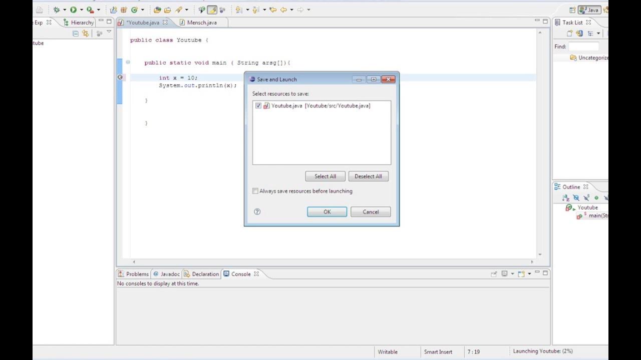 Java Tutorial [ 3 ] Variablen & Arreys - YouTube