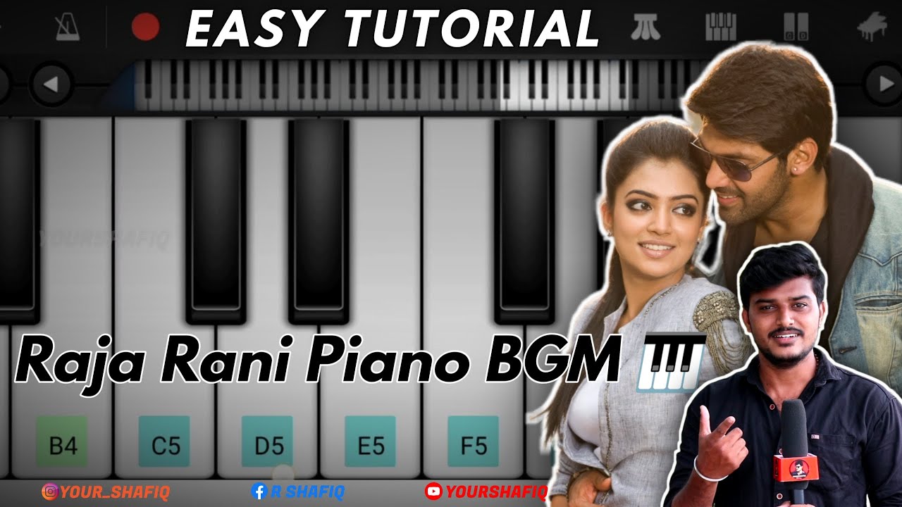 Raja Rani Music Piano BGM | YOURSHAFIQ - YouTube