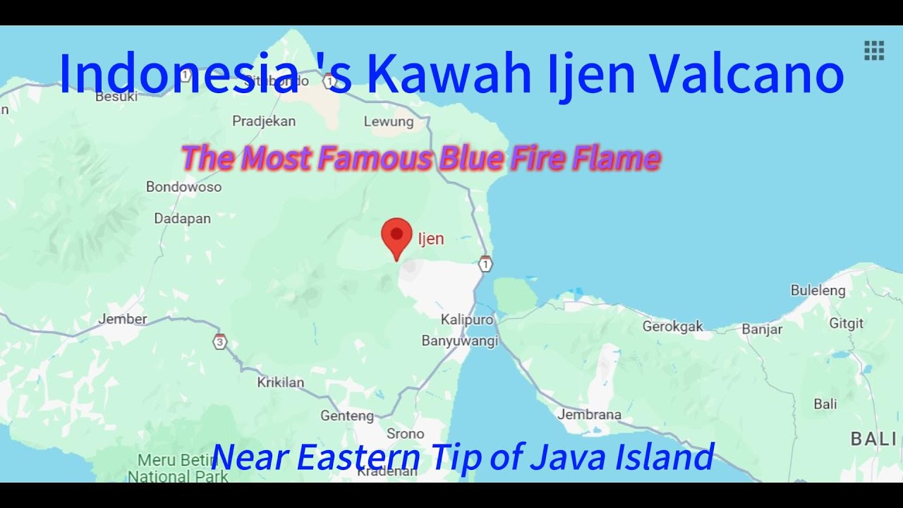 Visit Indonesia 's Blue Fire Volcano,Kawah Ljen - YouTube
