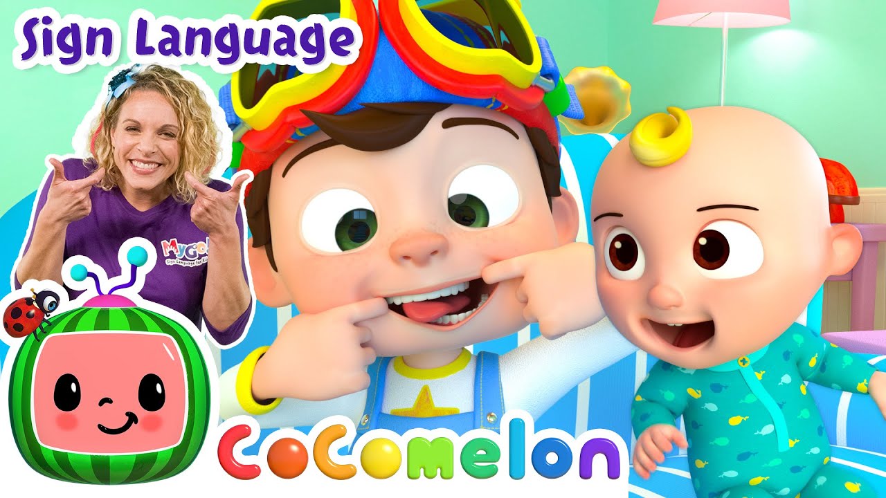 We're Having a Laugh! | Cocomelon Nursery Rhymes | Learn ASL & Baby ...