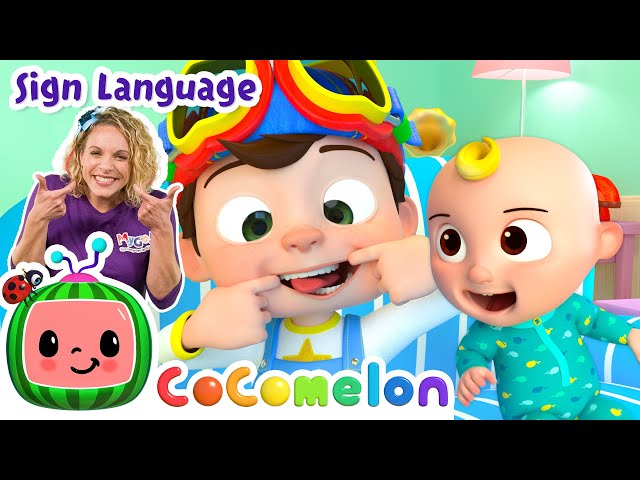 We're Having a Laugh! | Cocomelon Nursery Rhymes | Learn ASL & Baby ...