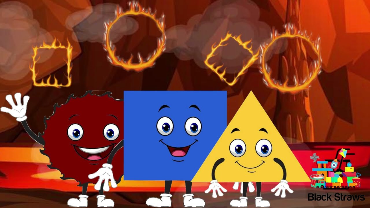 Shapes And Lava: Curly, Squarey, And Trixie's Volcanic Exploration | BlackStraws.com - YouTube