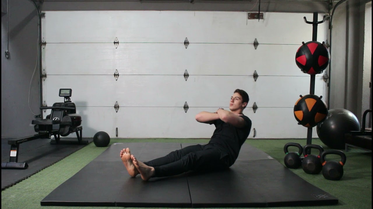 STRAIGHT LEG SIT UPS - YouTube