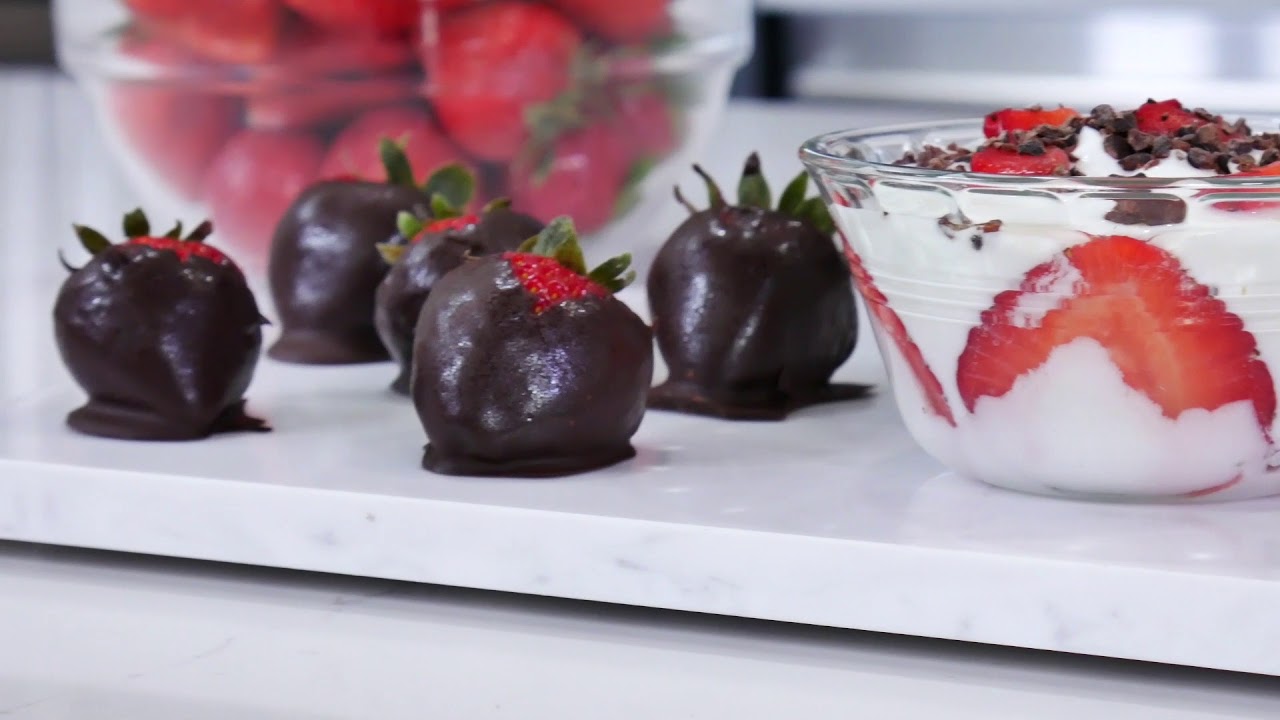 Healthy Strawberry Snacks - YouTube