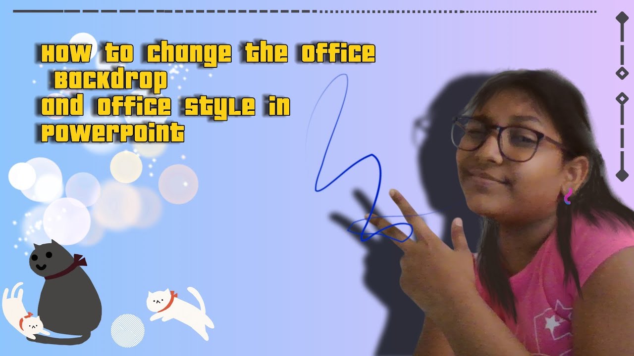 How to change the Office Backdrop and Office Style in PowerPoint by Curious Observer. - YouTube