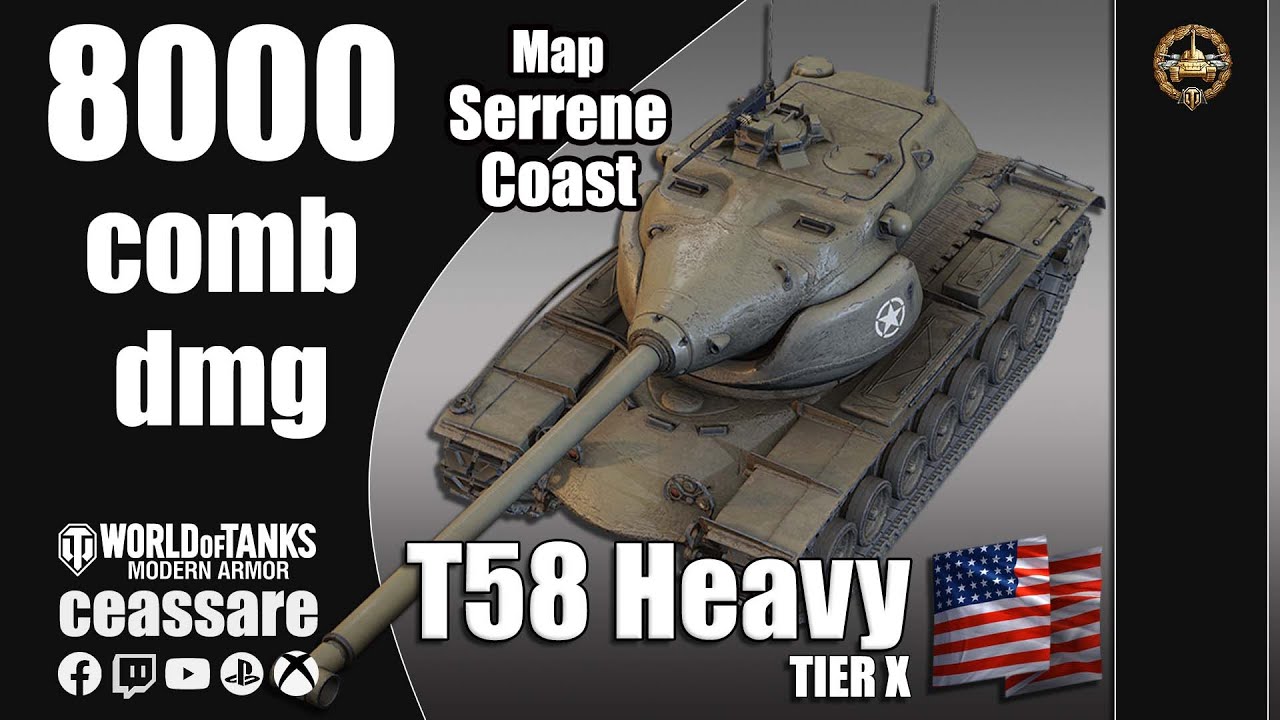 T58 Heavy / WoT Console / PS5 / Xbox Series X / 1080p60 HDR - YouTube