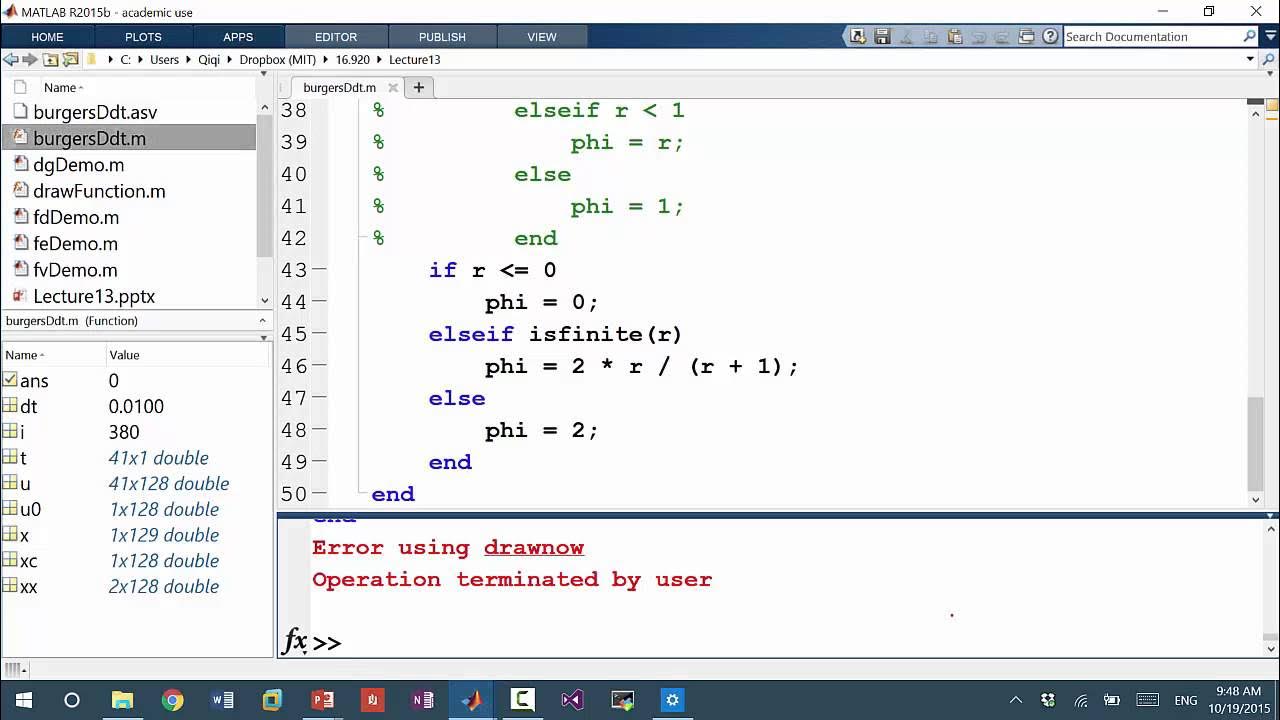 MIT Numerical Methods for PDE Lecture 13: Flux limiter and Finite Volume Q&A - YouTube