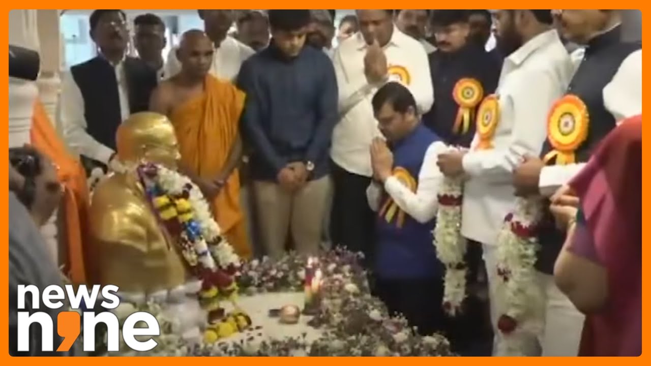 Maharashtra Leaders Pay Tribute to Dr. B.R. Ambedkar at Chaityabhoomi ...