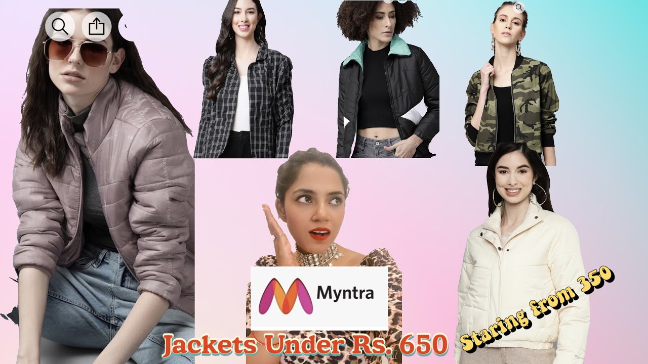 Myntra Jackets Only under Rs. 650 | Starting from Rs. 350 @shalinibells ...