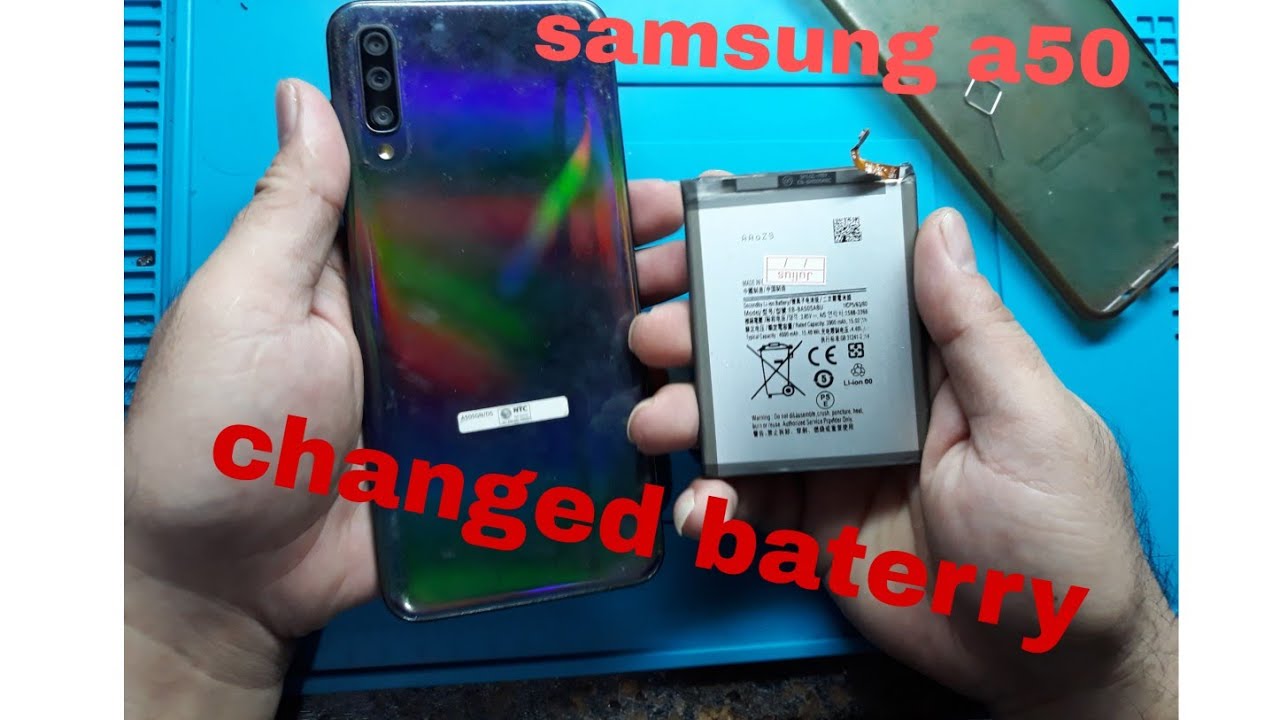 How To Changed Baterry Samsung A50/baterry Tutorial And Dessasembley ...