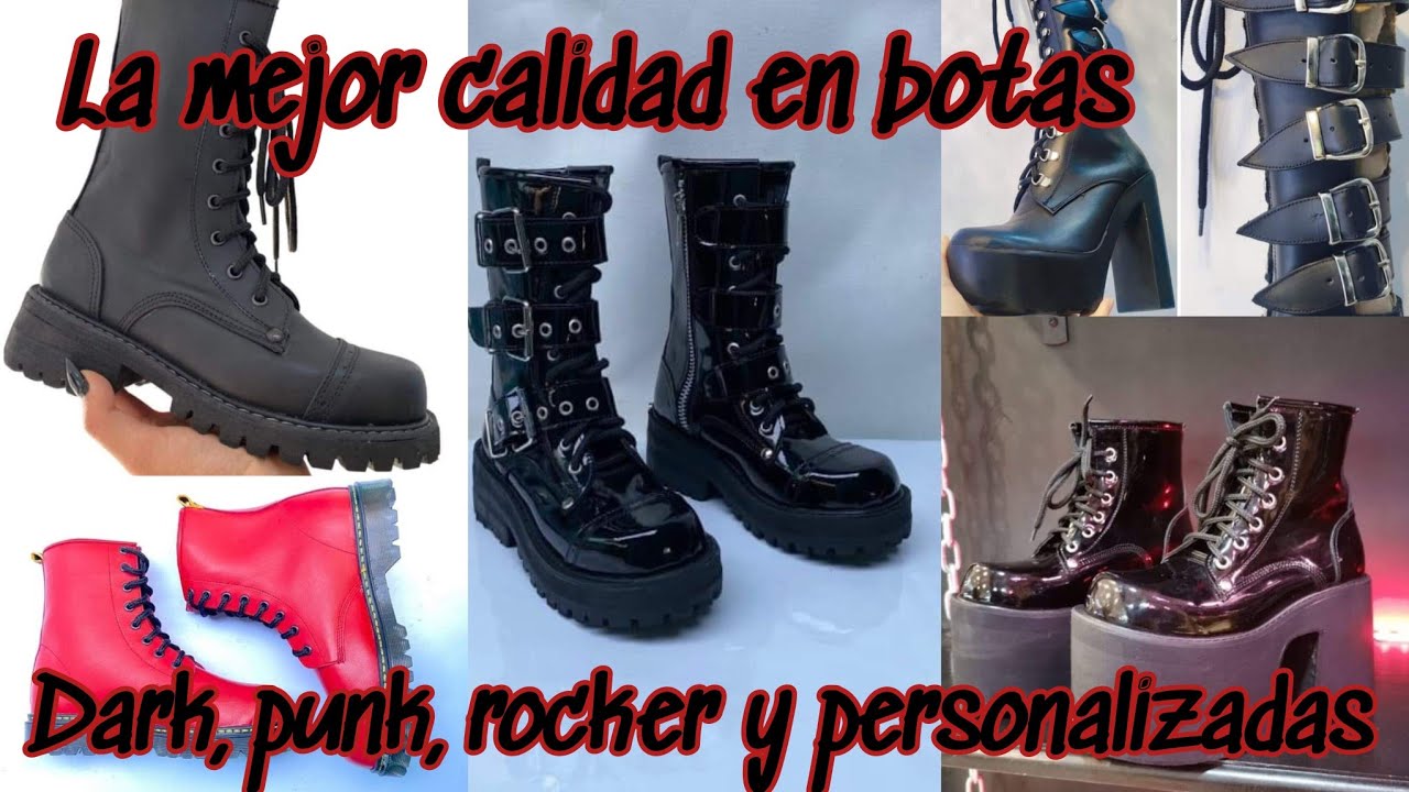 Botas dark, punk, metal y rocker de excelente calidad a precios de ...