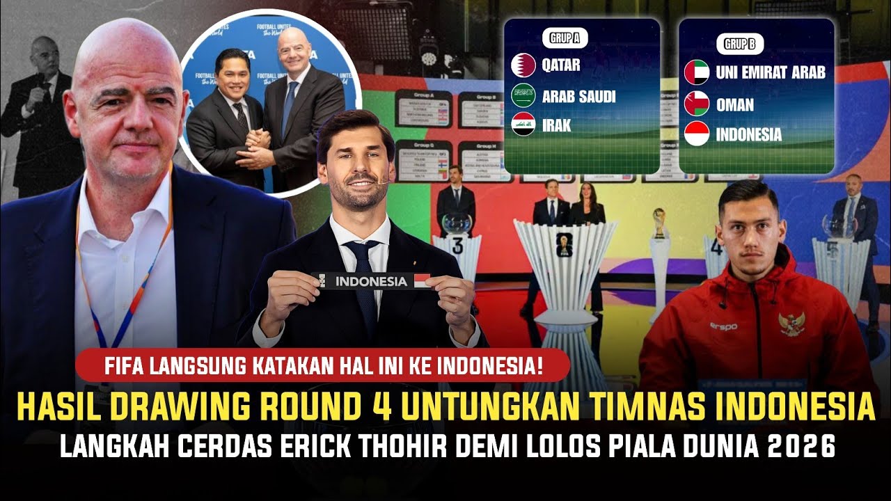DIUMUMKAN TADI MALAM! Hasil Drawing Ronde 4 Untungkan Timnas • FIFA ...