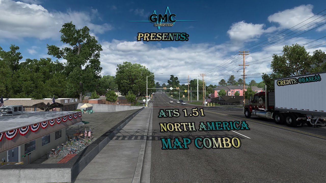 ATS 1.51 - GMC Logistics - North America Map Combo 16.10.2024 - YouTube