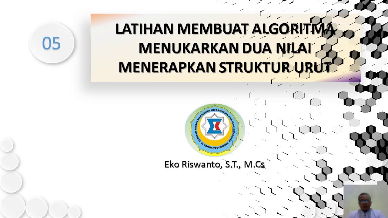 Algoritma Teks dan FLowchart Menukarkan Isi Dua Variabel - YouTube