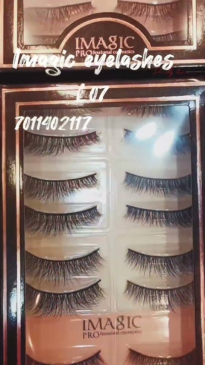 imagic professional eyelashes - YouTube