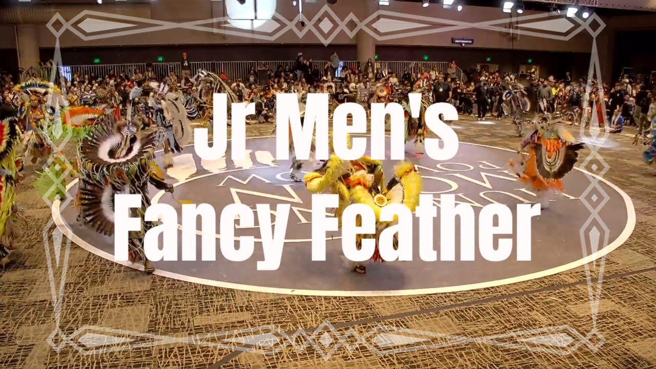 Jr Men's Fancy Feather - 2023 Hunting Moon Pow Wow - Powwows.com - YouTube