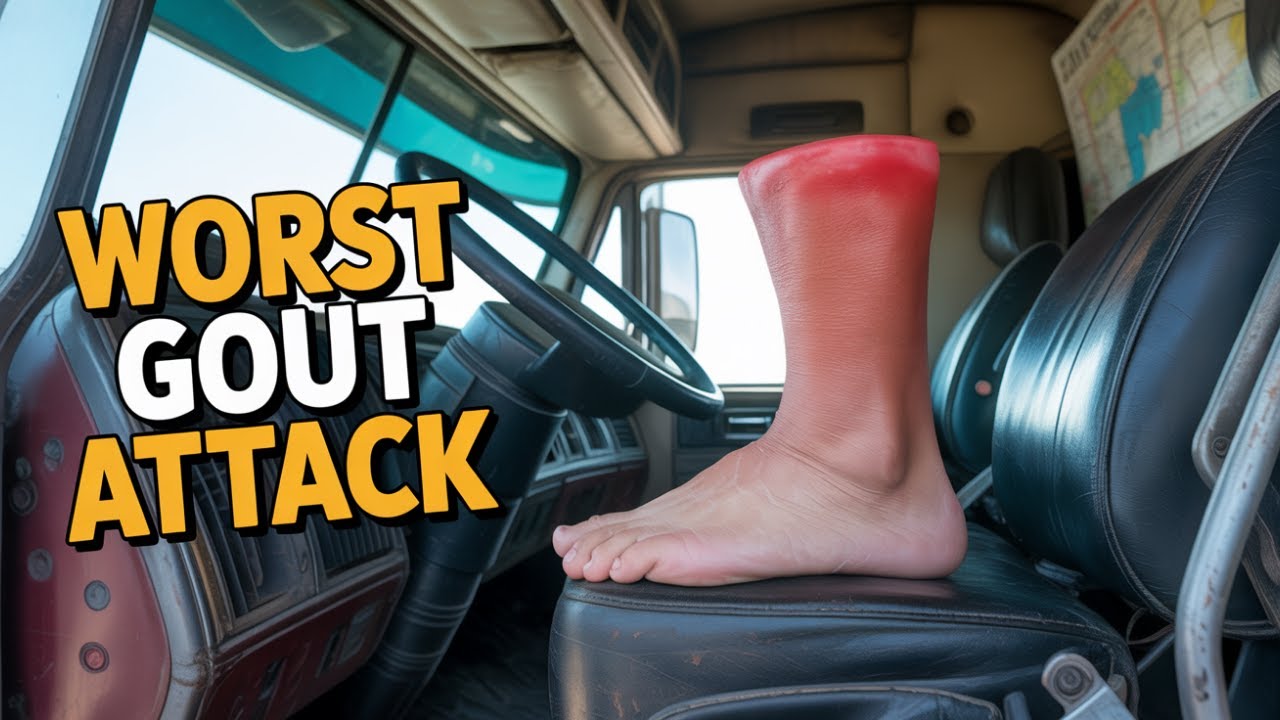 I Survived The WORST Gout Attack On The Road While Trucking - YouTube