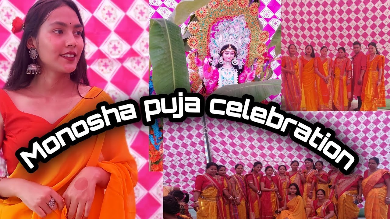 Jay maa monosha 🌸👣|| monosha puja vlog ||Payu vlog || @payuvlog7461 ...
