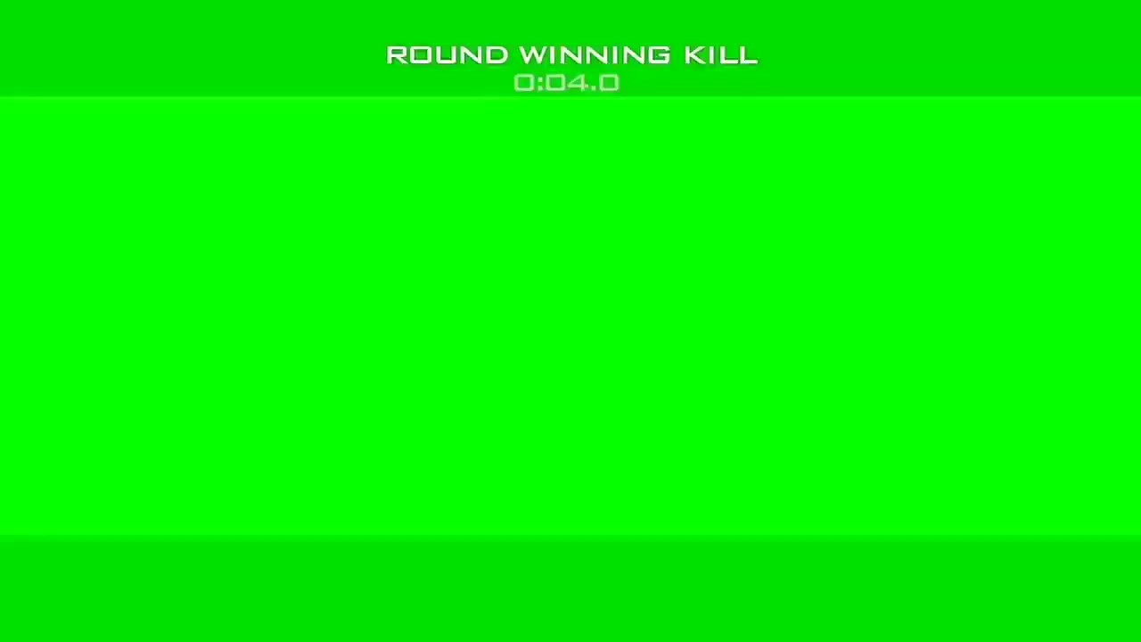 Round Winning Kill Cam - Call Of Duty - Green Screen - Chromakey - Mask ...