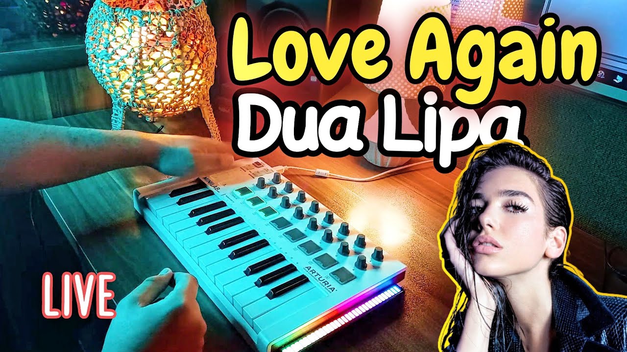 dua lipa love again cover | love again performing live looping - YouTube
