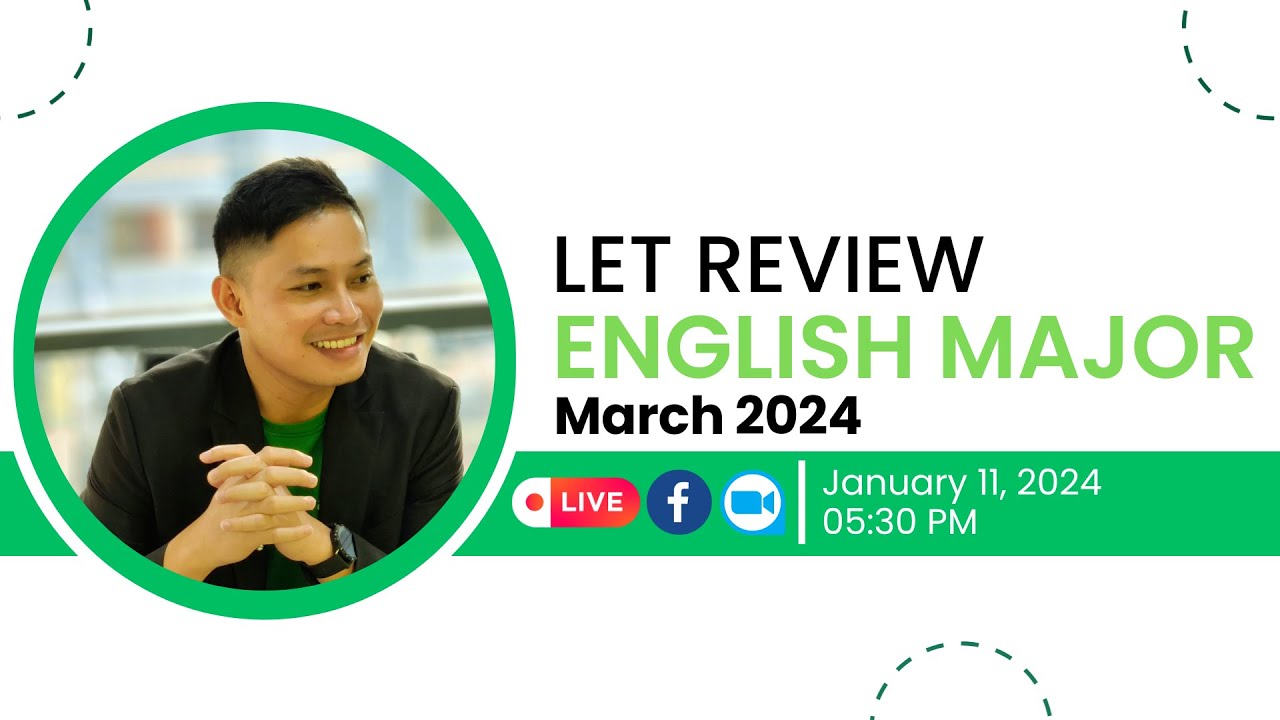 LET - ENGLISH MAJORSHIP REVIEW (January 11, 2024) - YouTube