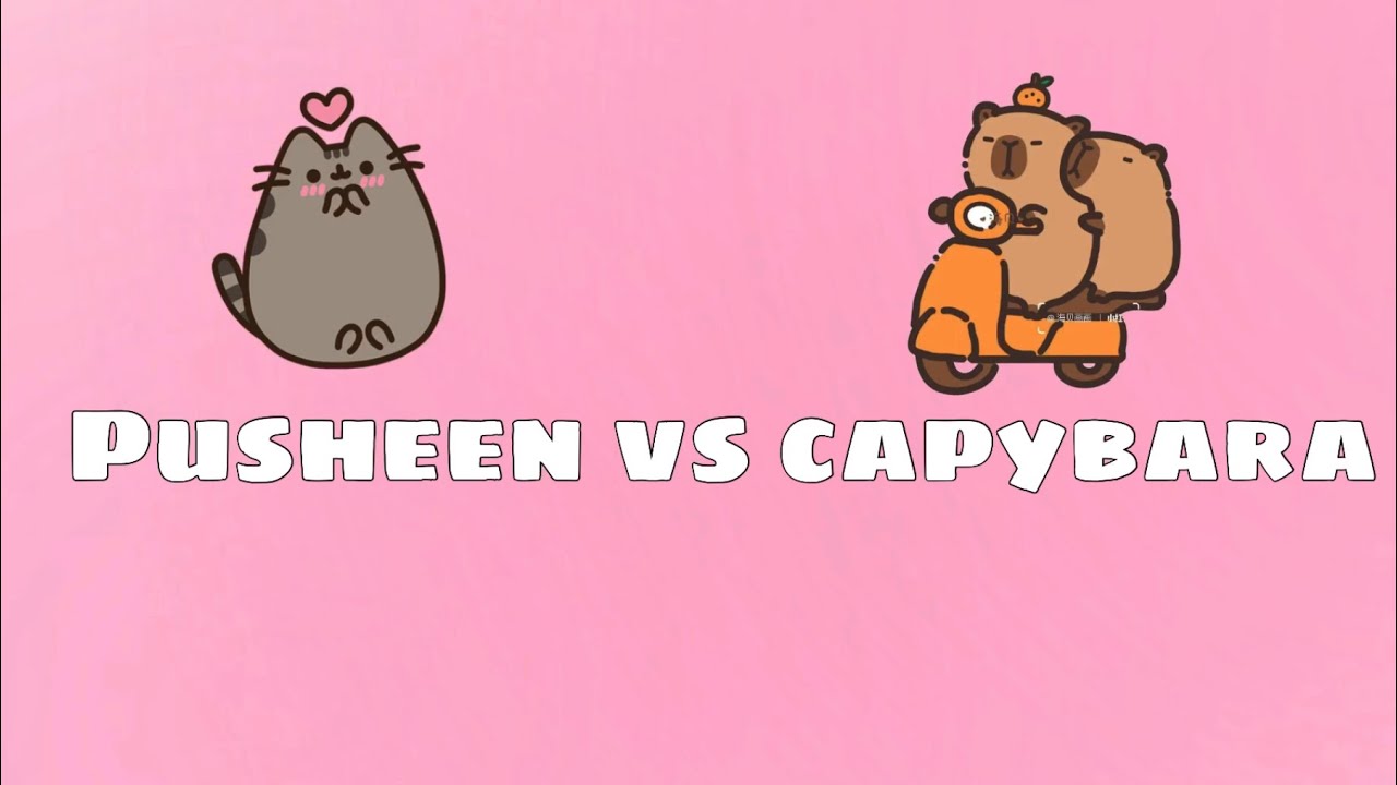 PUSHEEN VS CAPYBARA - YouTube