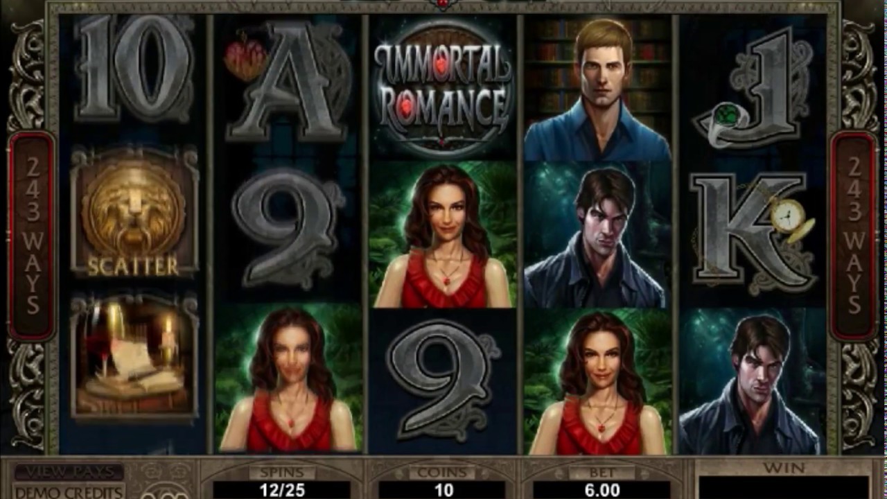 Immortal Romance Slot Review - Gameplay Overview - YouTube