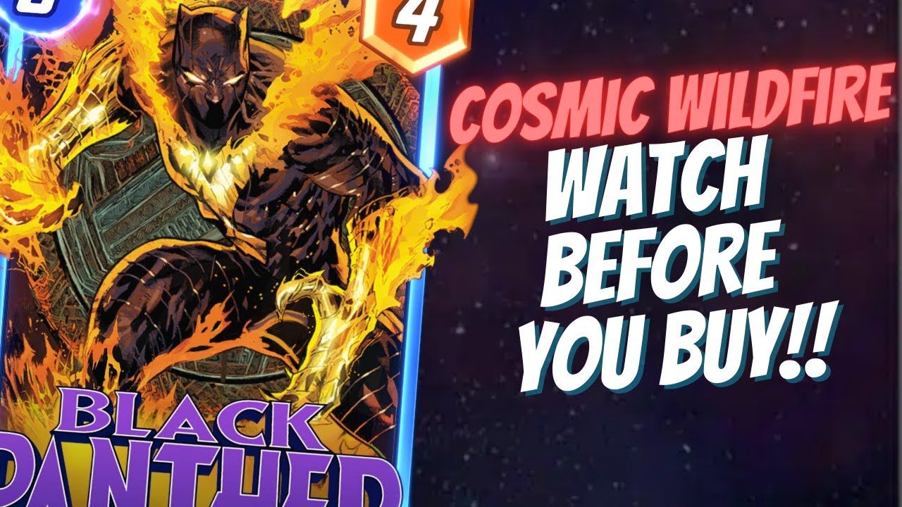 SHOULD YOU BUY IT ?! Cosmic Wildfire Black Panther Bundle in Marvel ...